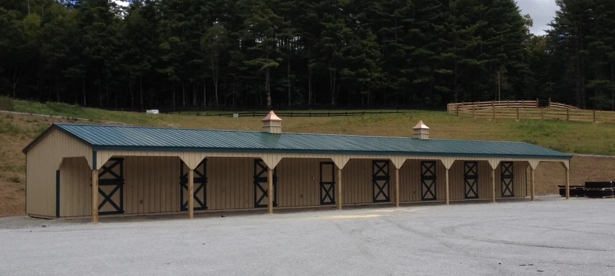 Affordable and Durable Cheap Horse Barns